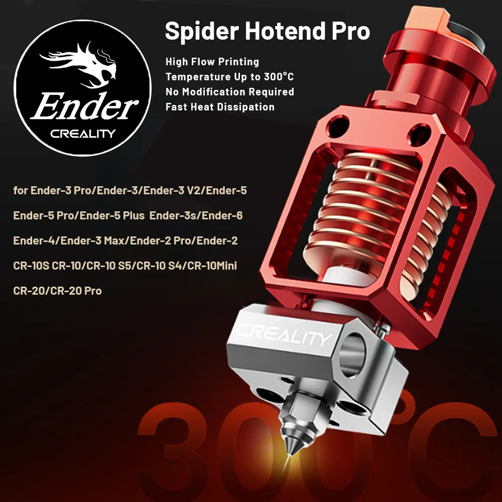 Spider V3 High Temperature And High Flow Hotend Pro – JYZXLK