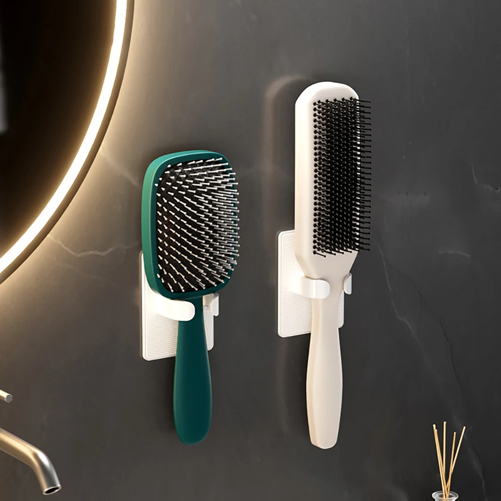 Comb Holder Bathroom Wall Hanging Comb Storage Rack Hair Clip Organizer ...