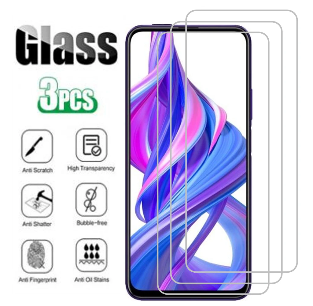 3PCS For Huawei Honor 9X ProTempered Glass Protective ON Honor 9X ...