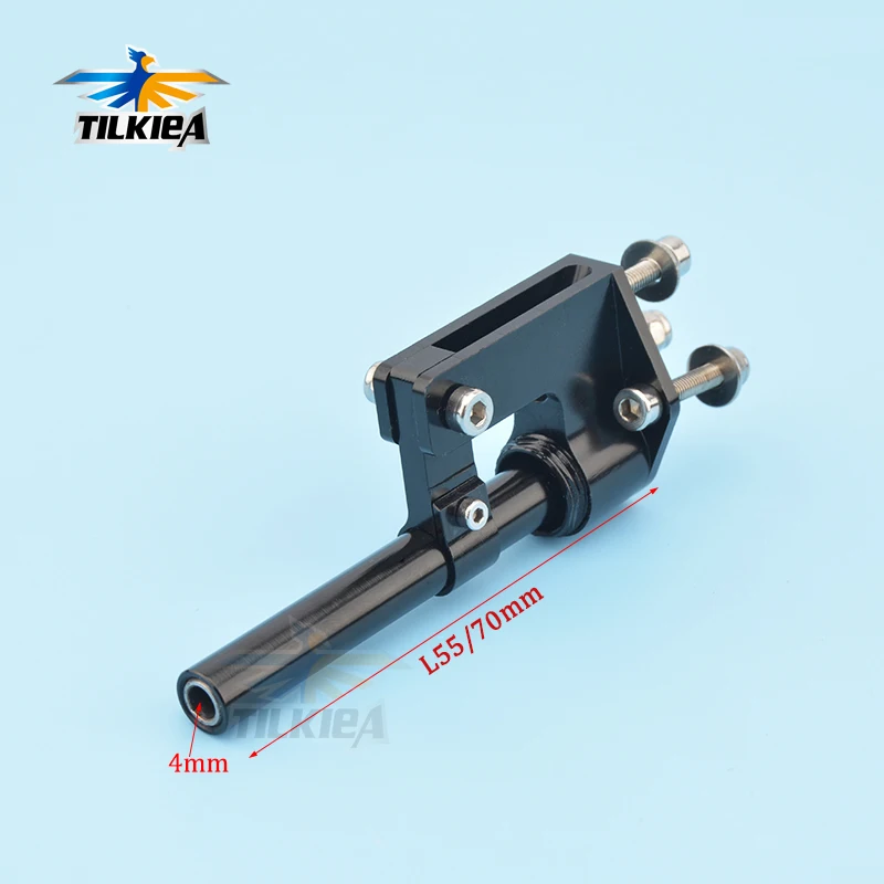 1pc-RC-Boat-4mm-Flexible-Shaft-Bracket-Aluminum-Strut-L55-70mm-For ...