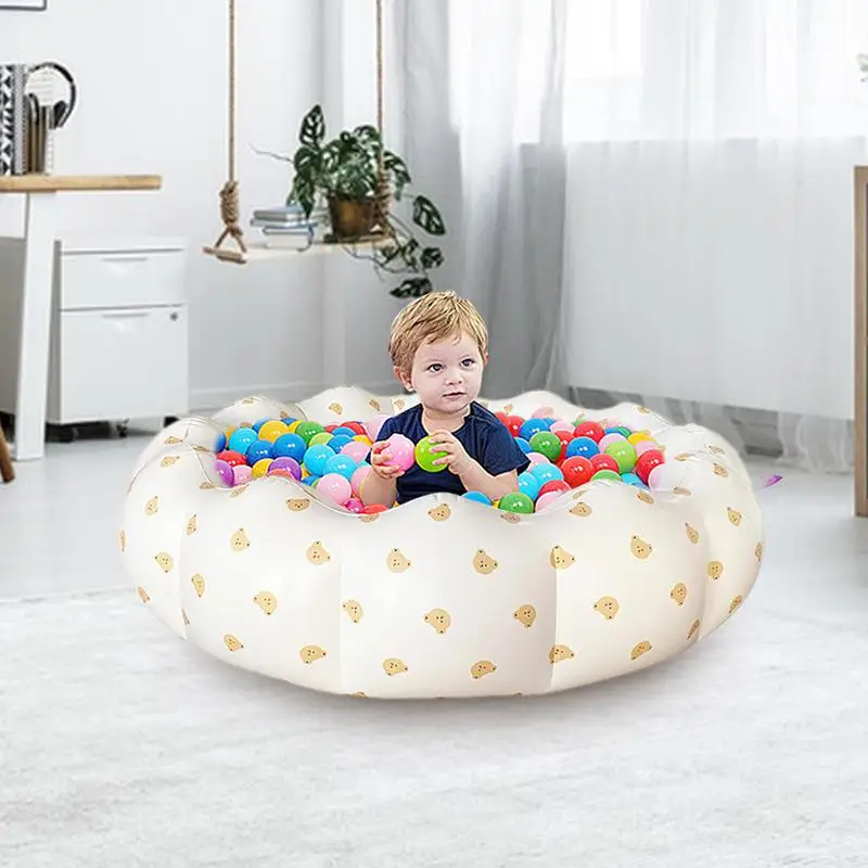Inflatable-Pool-Babies-Pool-Foldable-Bathing-Tub-with-Petal-Shape-Small ...