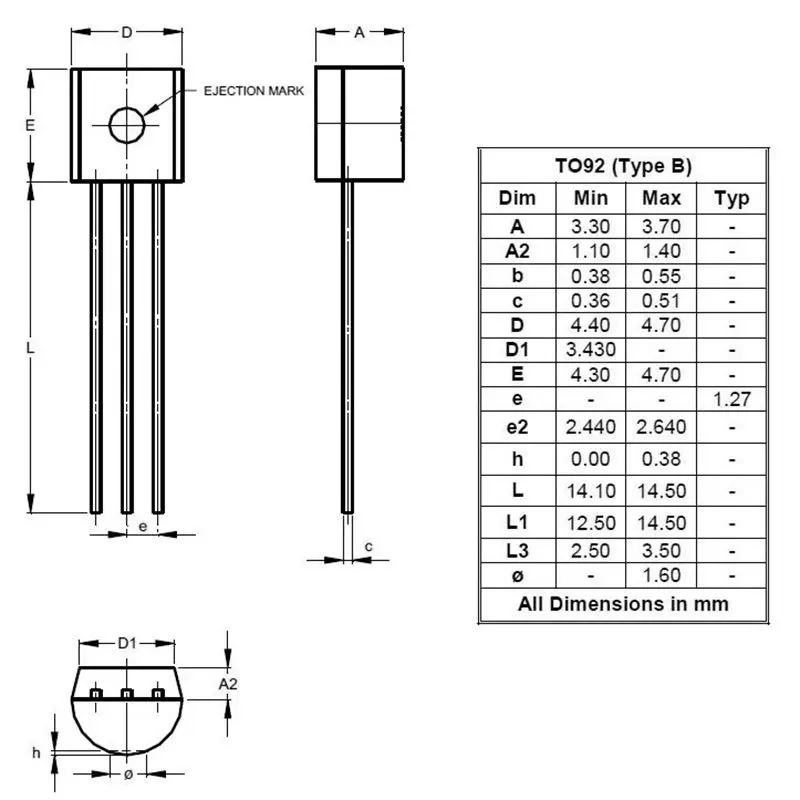 2N3904 Transistor Pinout, Datasheet, Specs Equivalent, 50% OFF