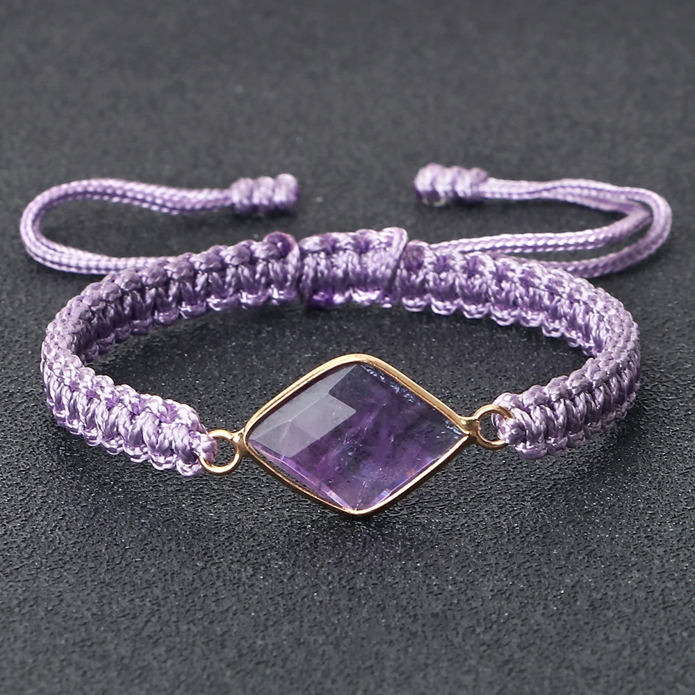 Fashion-Natural-Stone-Pendant-Bracelets-For-Women-Girls-Prayer-Jewelry ...