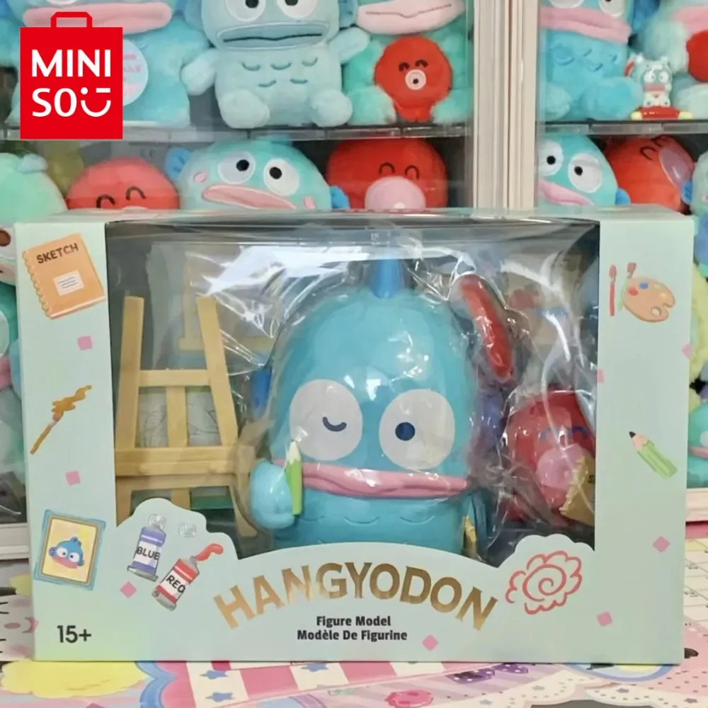 MINISO-Sanrio-Little-Painter-Hangyodon-Creative-General-Figure-Ornament ...