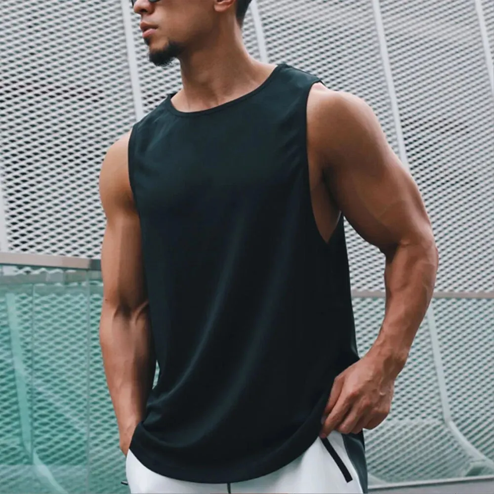 Summer Marathon Quick Dry Sports Tank Top Men's Sleeveless Tank Top ...