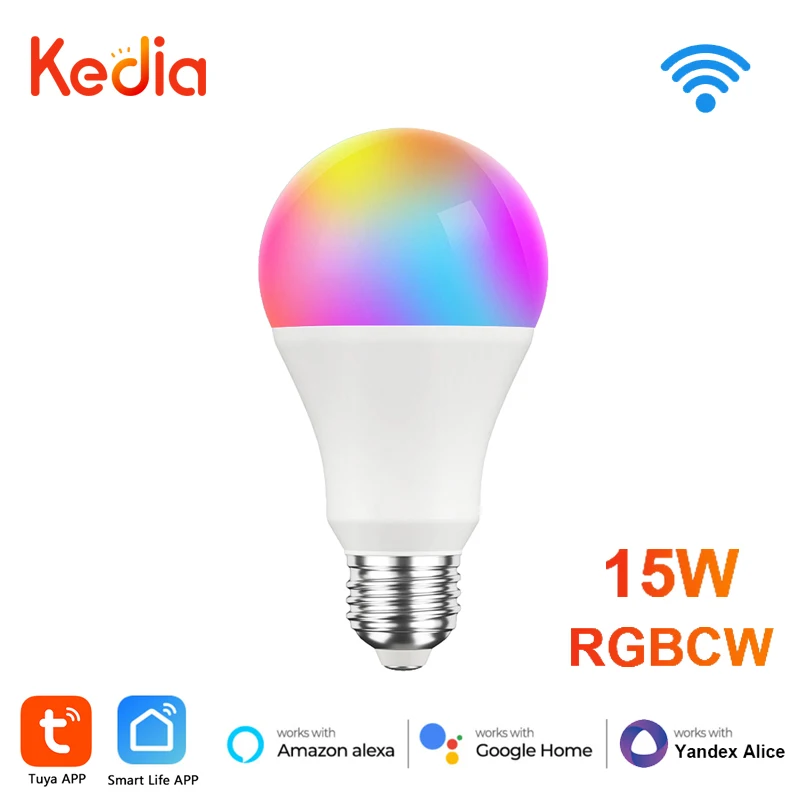Kedia-L-mpada-LED-Tuya-WiFi-L-mpada-para-casa-inteligente-Controle-de ...
