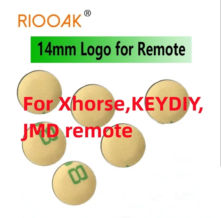 10-30-50-100PCS-LOT-14MM-Car-Key-Metal-Sticker-Remote-Logo-For-KEYDIY ...