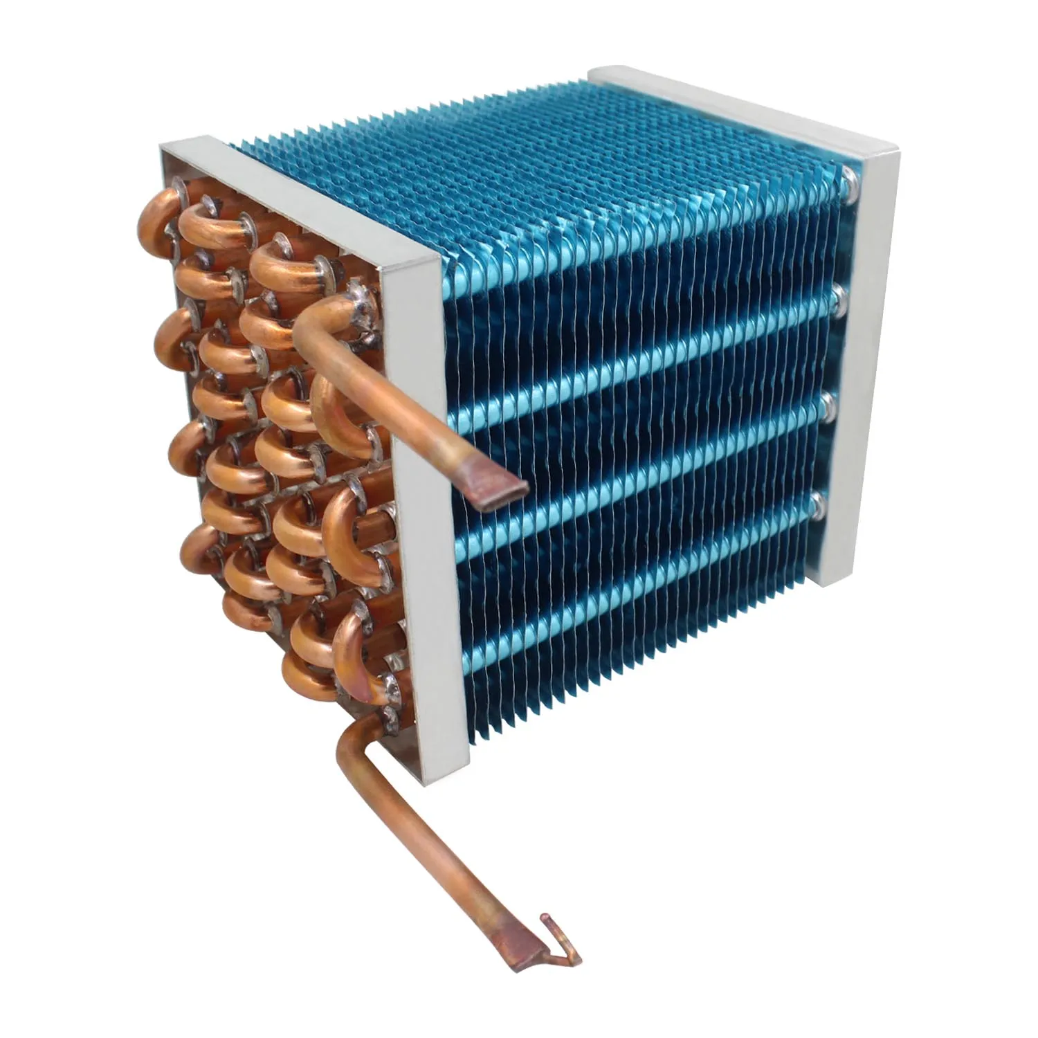 Freezer-refrigerator-condenser-copper-tube-radiator-heat-sink-homemade ...