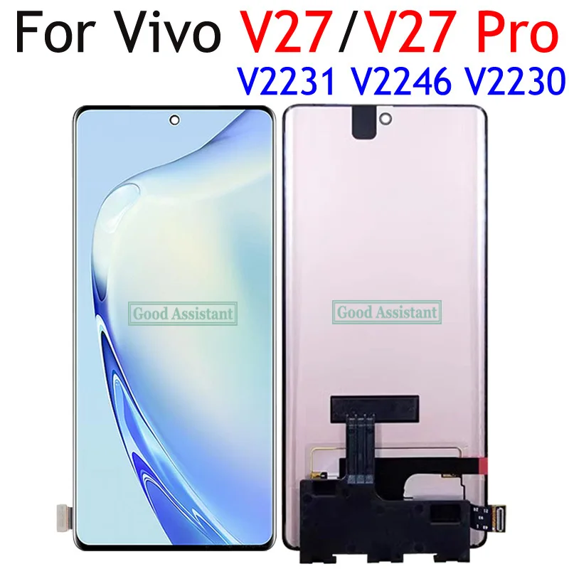 6-78-Inch-AMOLED-Black-For-Vivo-V27-V2231-V2246-Vivo-V27-Pro-V2230-LCD ...