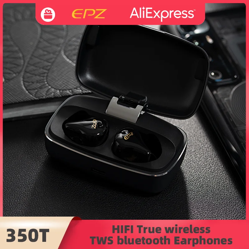 EPZ-350T-True-Wireless-Earphones-TWS-Bluetooth-5-2-Headphones-IPX7-Waterproof-Sweatproof-Sport ...