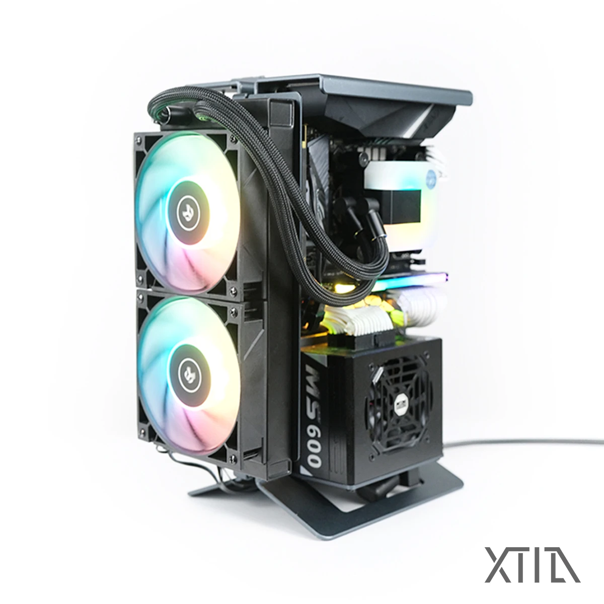2022new [xproto water cooled rack] suporte 360mm 280mm 240mm kit de expansão de escape a frio ...