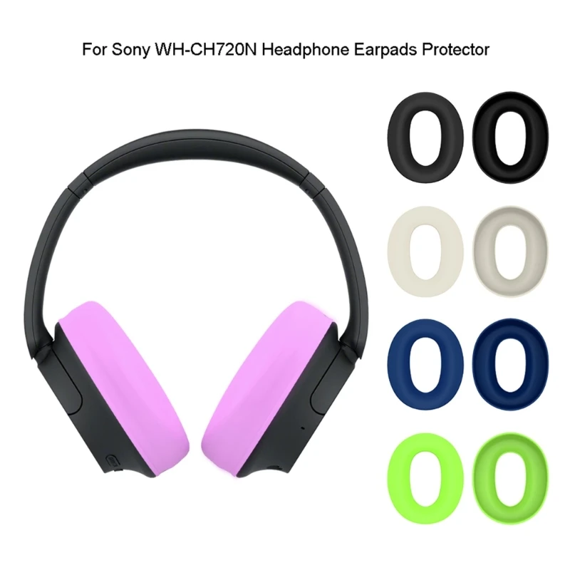 Protective-Silicone-Earphone-Earcups-Cover-Protector-Caps-For-Sony-WH ...