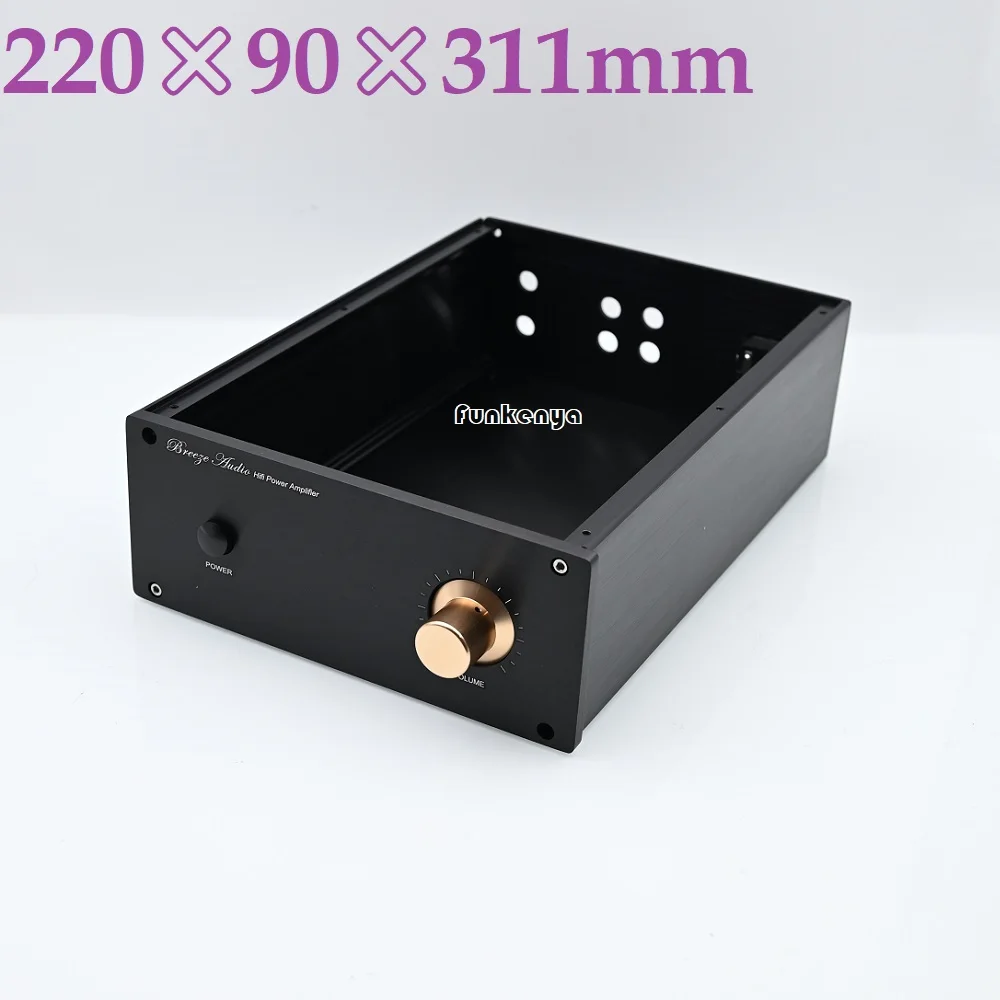 DIY-Knob-Power-Amplifier-Chassis-Aluminum-Audio-Preamplifier-Amp ...