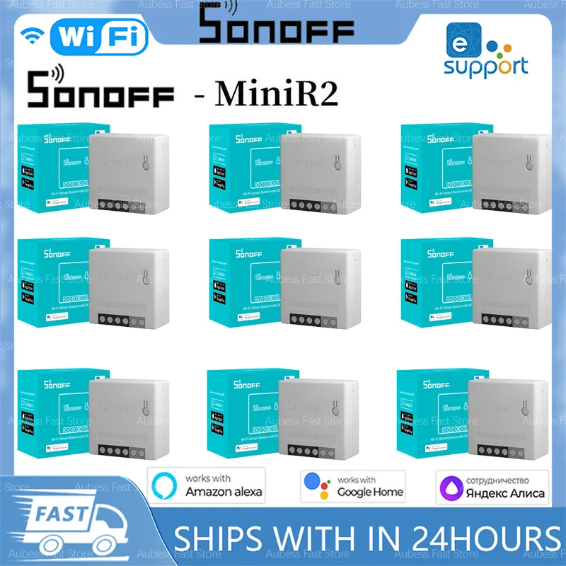 SONOFF-MINIR2-Wifi-DIY-Switch-Mini-R2-2-Way-Modules-EWeLink-APP ...