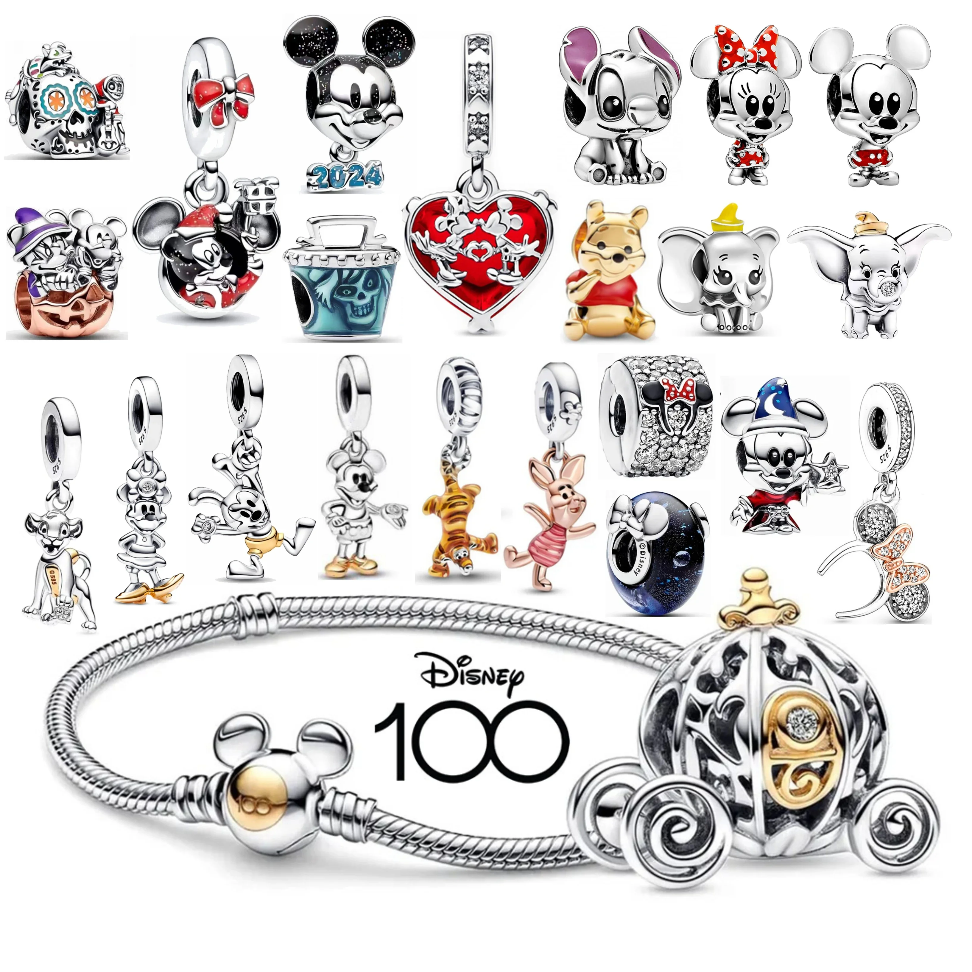Perles-de-Charme-Disney-en-Argent-925-Adapt-es-aux-Bracelets-Pandora ...