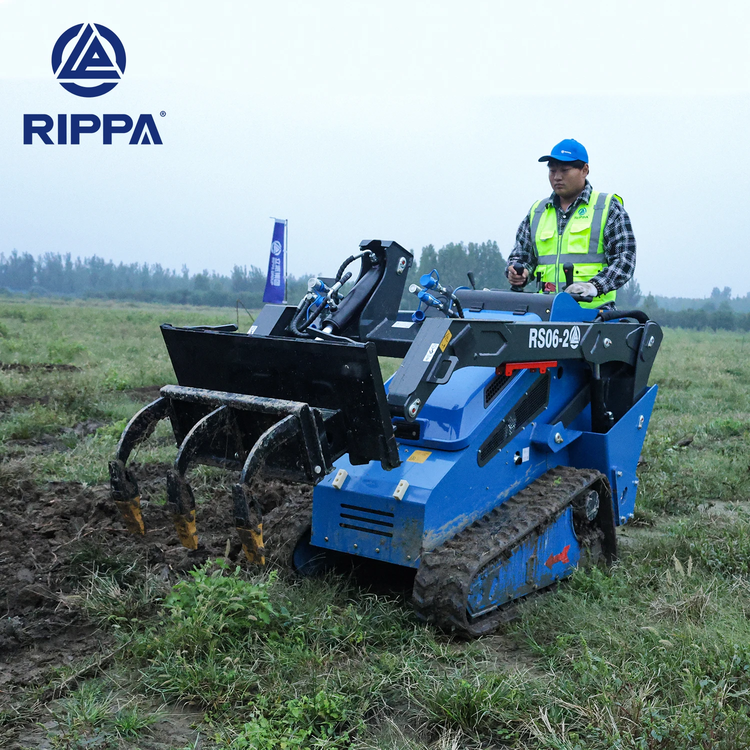 High Quality RS06 RIPPA Skid Steer Loader Construction Site Skid Steer ...