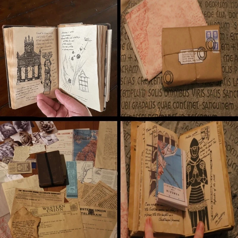 Indiana-Jones-Grail-Diary-Henry-Jones-Grail-Diary-Prop-Replica-Retro ...