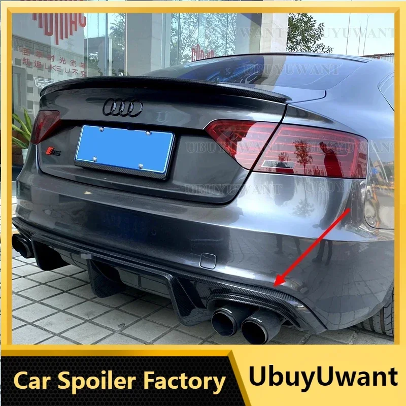 Rear-Bumper-Diffuser-Lip-Spoiler-For-Audi-A5-Sline-S5-Coupe-2012-2016 ...