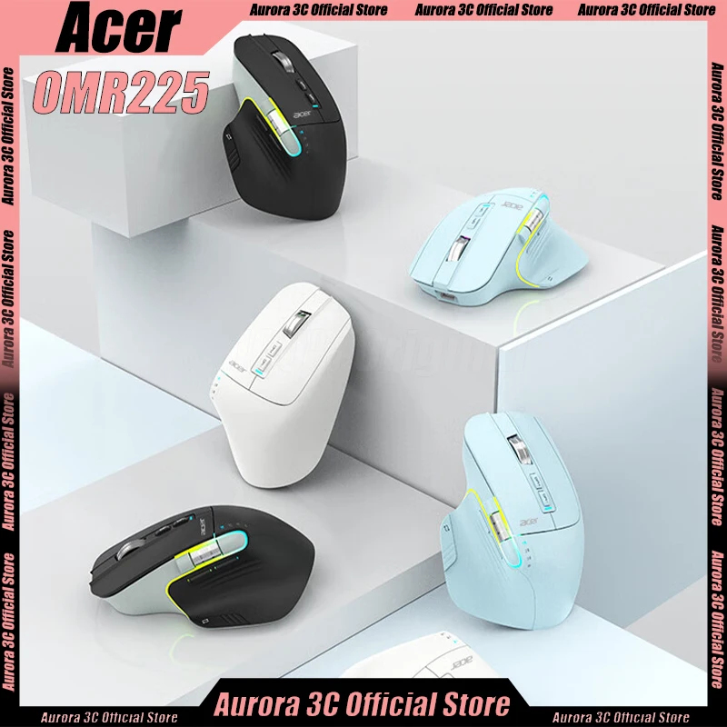 Acer Omr225 Gamer Mouse Bluetooth Wireless Mouse Dual Scroll 3mode ...