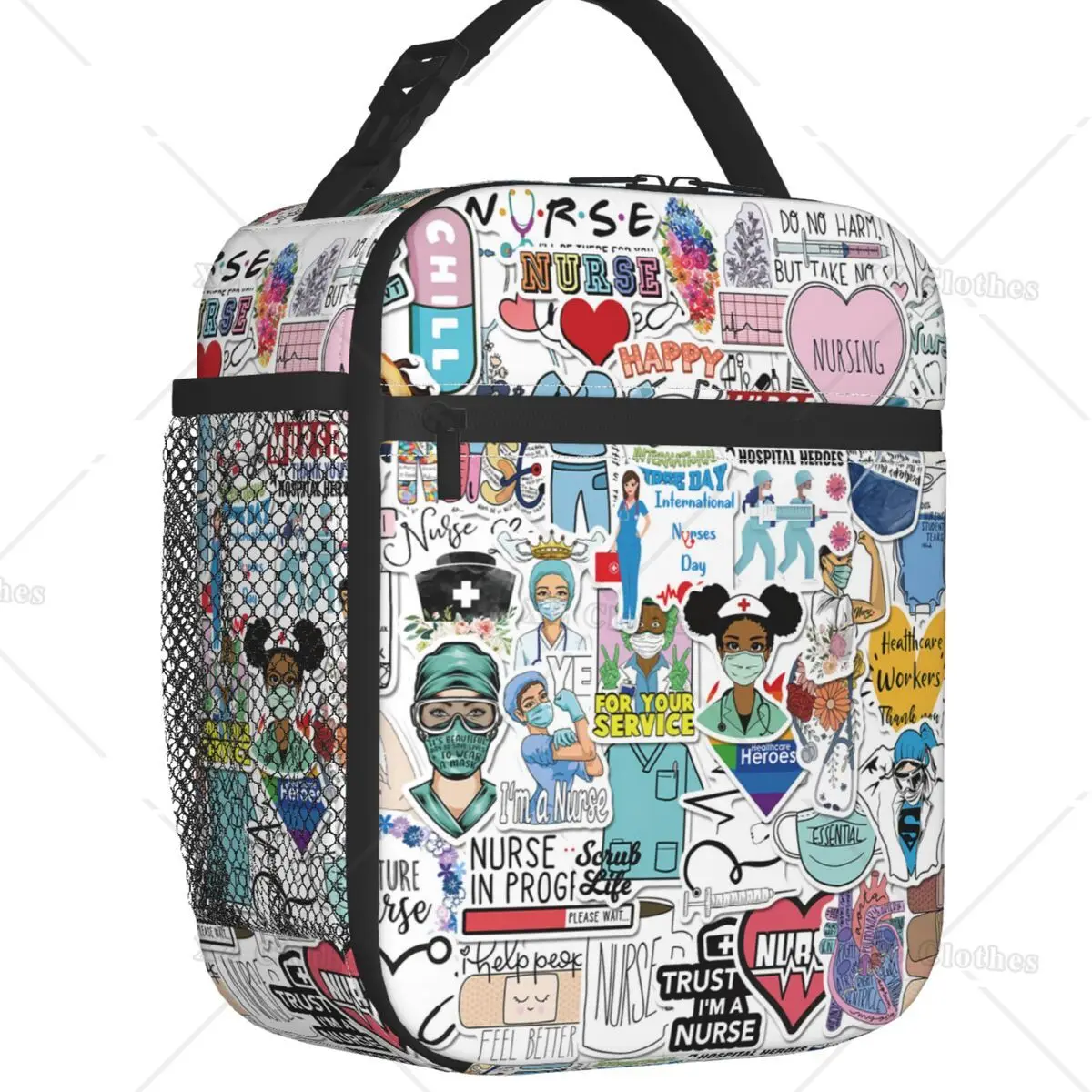 Custom-Cartoon-Doctors-Nurse-Lunch-Bag-Cooler-Warm-Insulated-Lunch ...