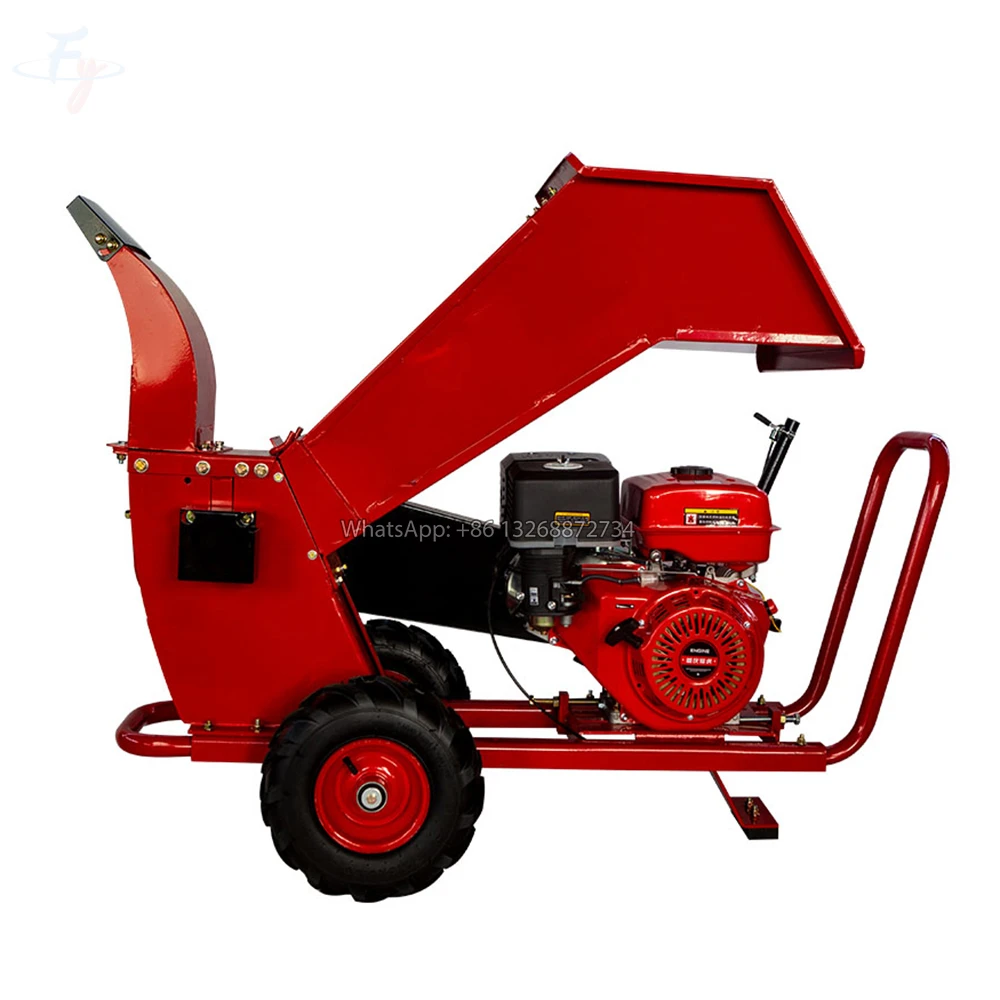 Wood Tree Branch Chipper Shredder Machine | Gasoline Wood Chipper ...