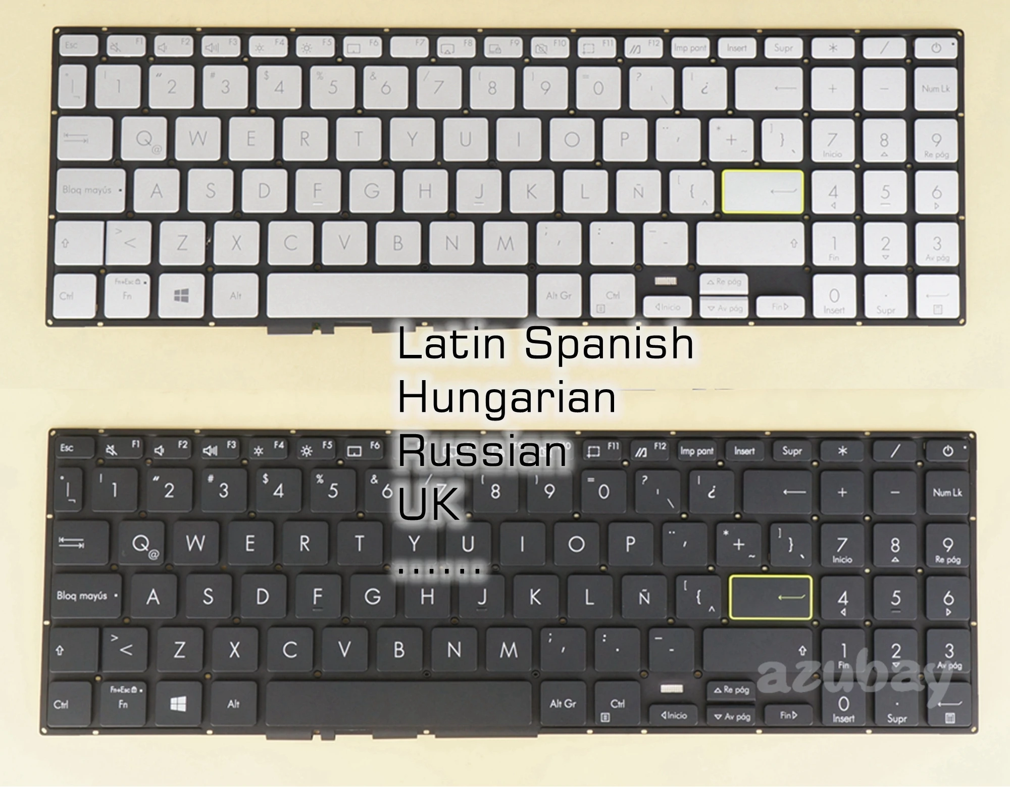 UK-RU-HU-LA-Keyboard-For-Asus-0KN1-BB1UK13-0KN1-BB2LA12-0KN1-BB3RU12 ...
