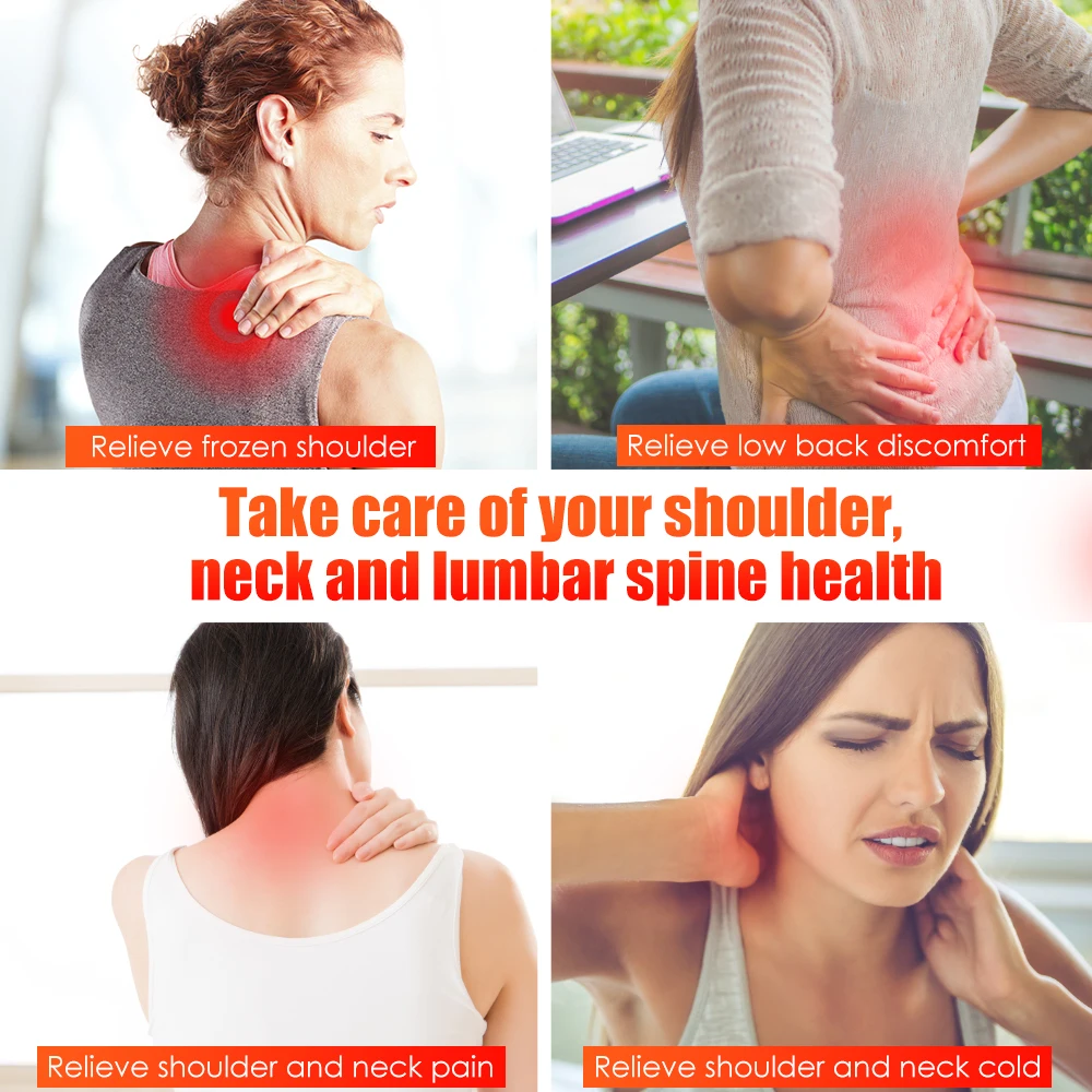 118pcs Self-heating Magnetic Therapy Waist Back Shoulder Pos - Inspire ...