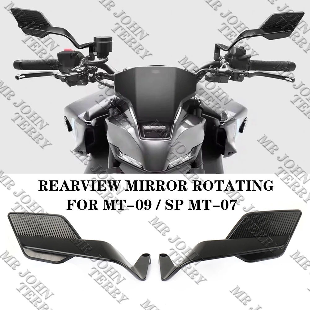 For YAMAHA MT-09 MT09 Mirrors 2020-2025 MT 09 SP 2021- 2025 MT-07 2021 ...
