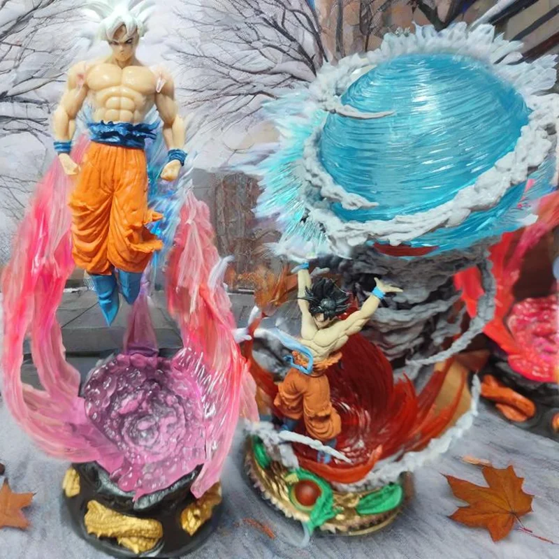 2 pièces nouveau Dragon Ball Son Goku 25 cm Figure Ultra instinct Super ...