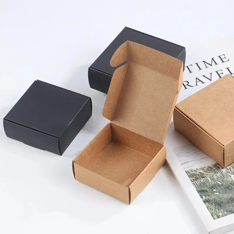30pcs-Kraft-Gift-Square-Shipping-Boxes-Mini-Cardboard-Boxes ...