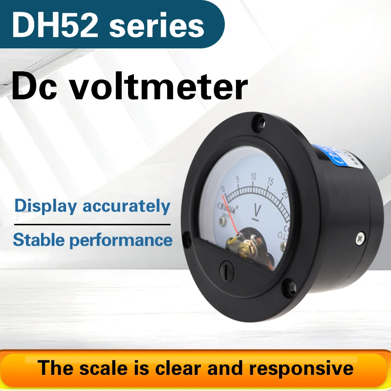 DH-52-DC-Ammeter-Marine-Circular-Meter-Pointer-Analog-Instrument ...