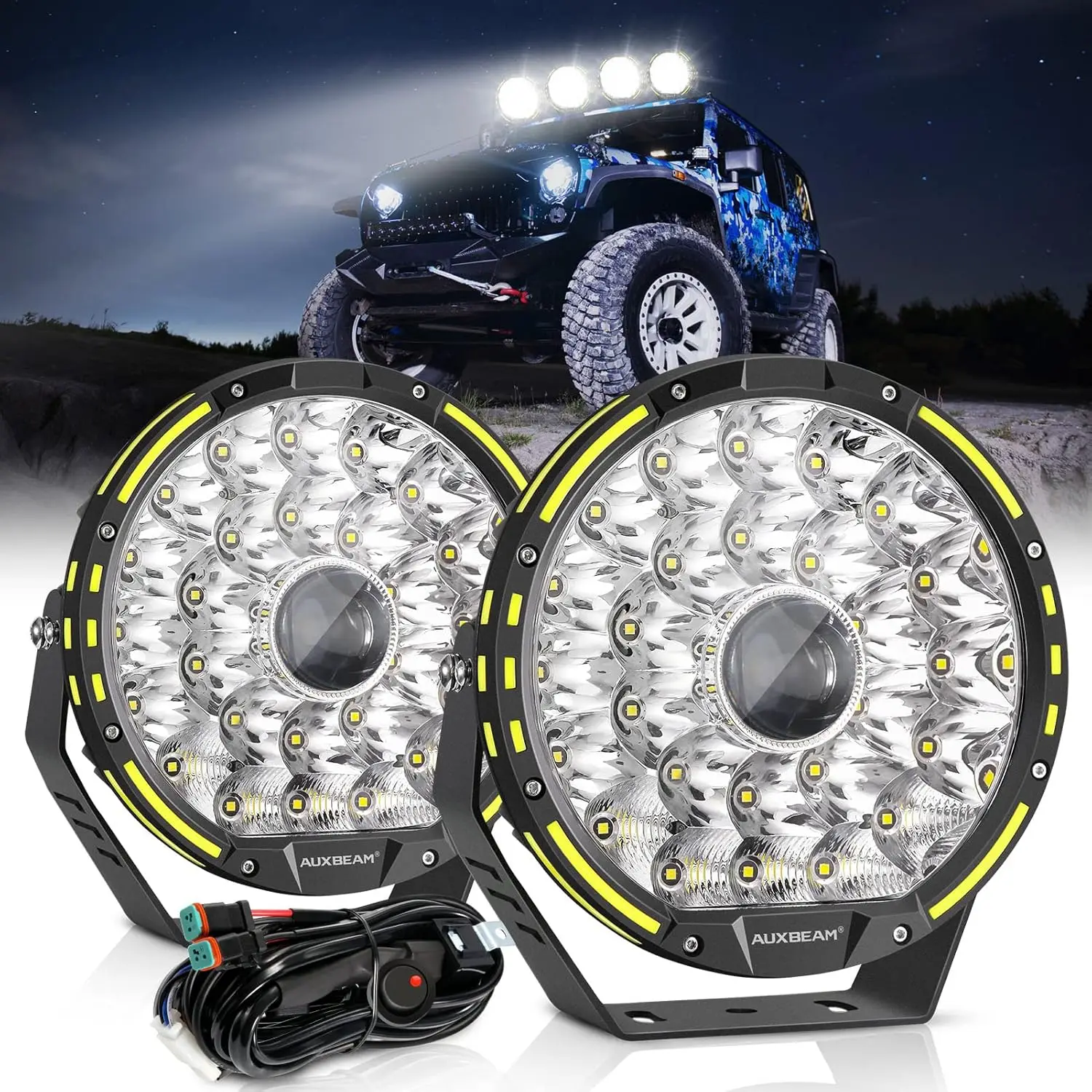 360-PRO-Series-Round-Off-Road-Lights-9-270W-LED-Driving-Lights-37776LM ...