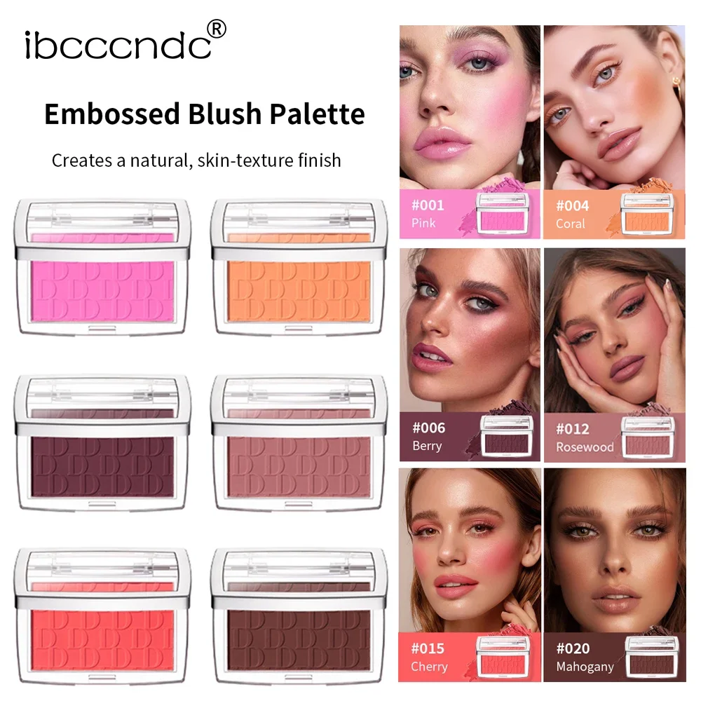 Palette-de-fard-joues-rose-en-relief-poudre-de-fard-joues-pour-le ...