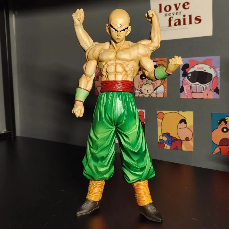 30cm Anime Dragon Ball Z Tien Shinhan Figure Action Figures GK Statue ...