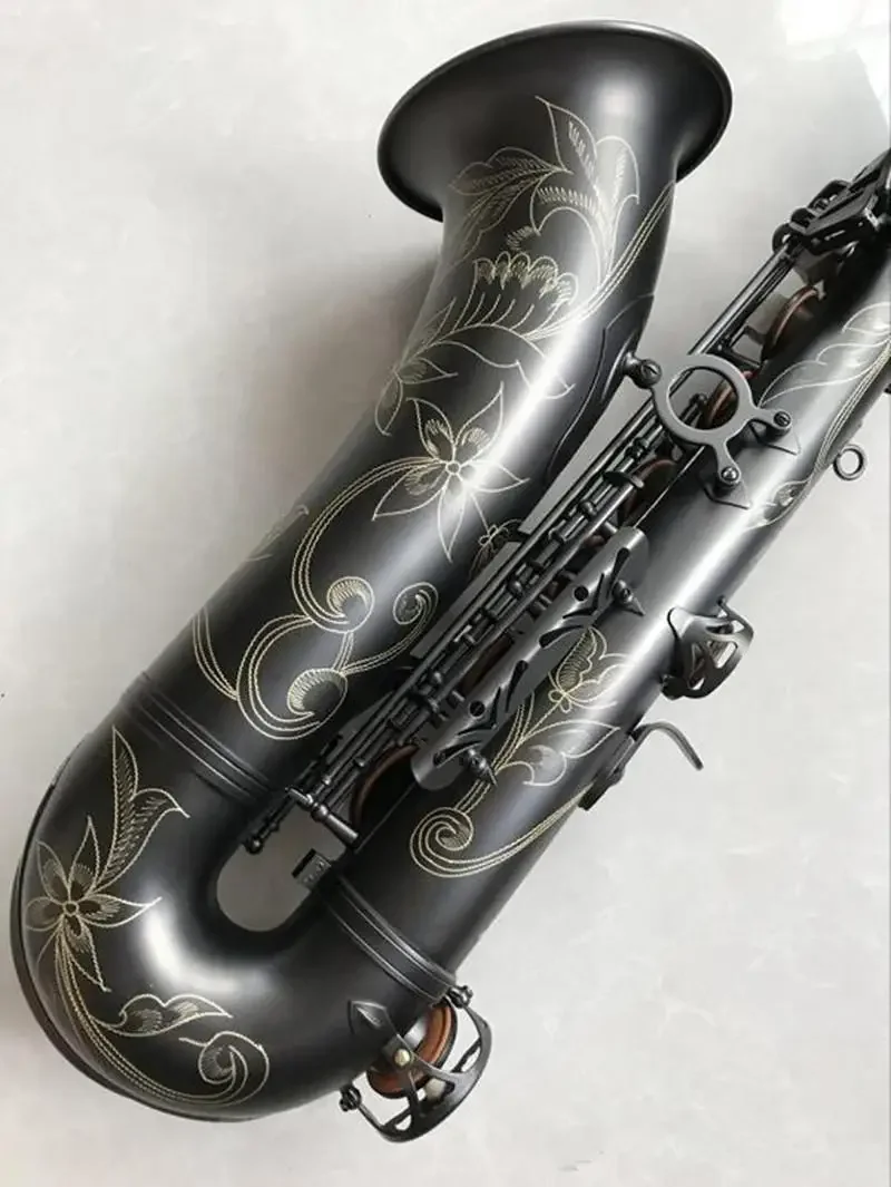 Japan Suzuki Tenor Saxophone High-Quality Matt Black Sax Professional ...