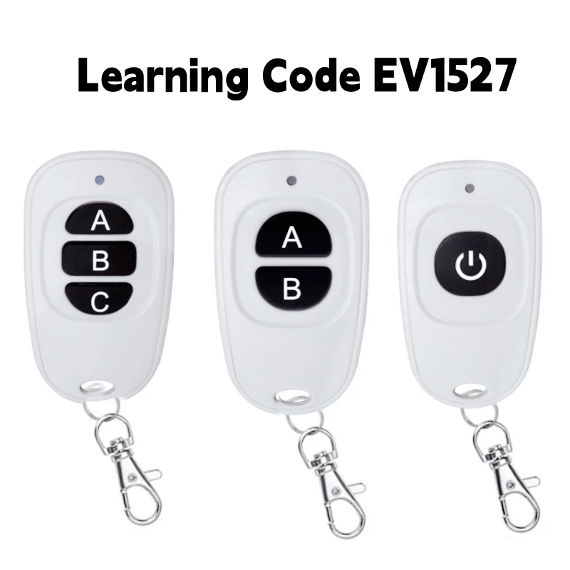 433-MHz-RF-Funkfernbedienung-1-2-3-Tasten-1527-Lerncode-Sender-f-r ...