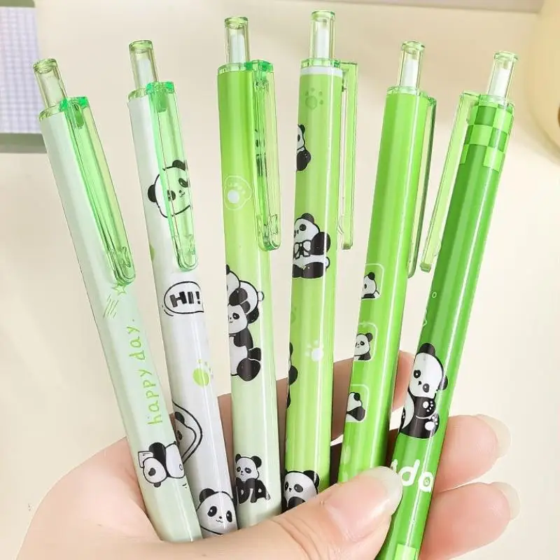 6Pcs Cute Capybara Panda Gel Pens Kawaii Quick-Drying Writing Smooth ...