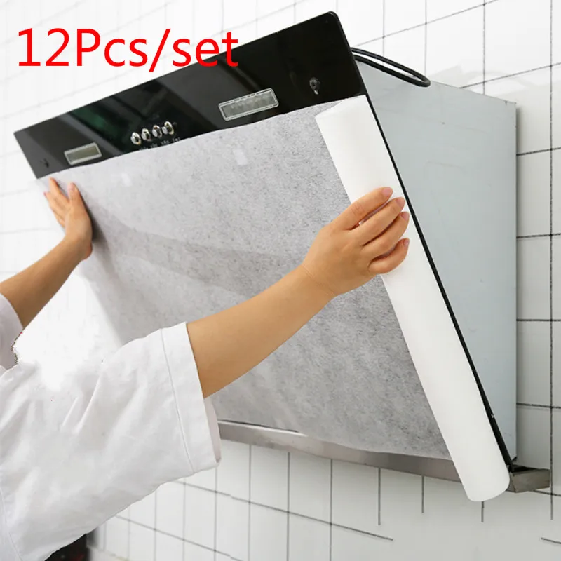 12Pcs-set-of-Disposable-Kitchen-Oil-Filter-Paper-Non-woven-Fabric-Oil ...
