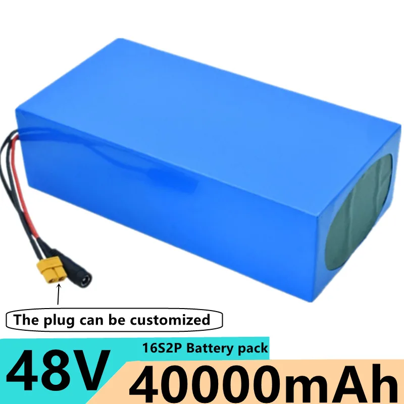 48V 40Ah 13S6P lithium ion battery pack, built-in 50A BMS suitable for 200w-2000w motor ...