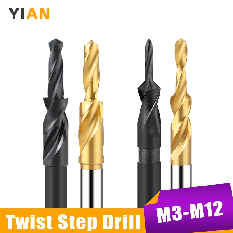 Arestun-Counterbore-Twist-Step-Drill-Dual-Cutting-Bit-HSS-for-Metal-90 ...