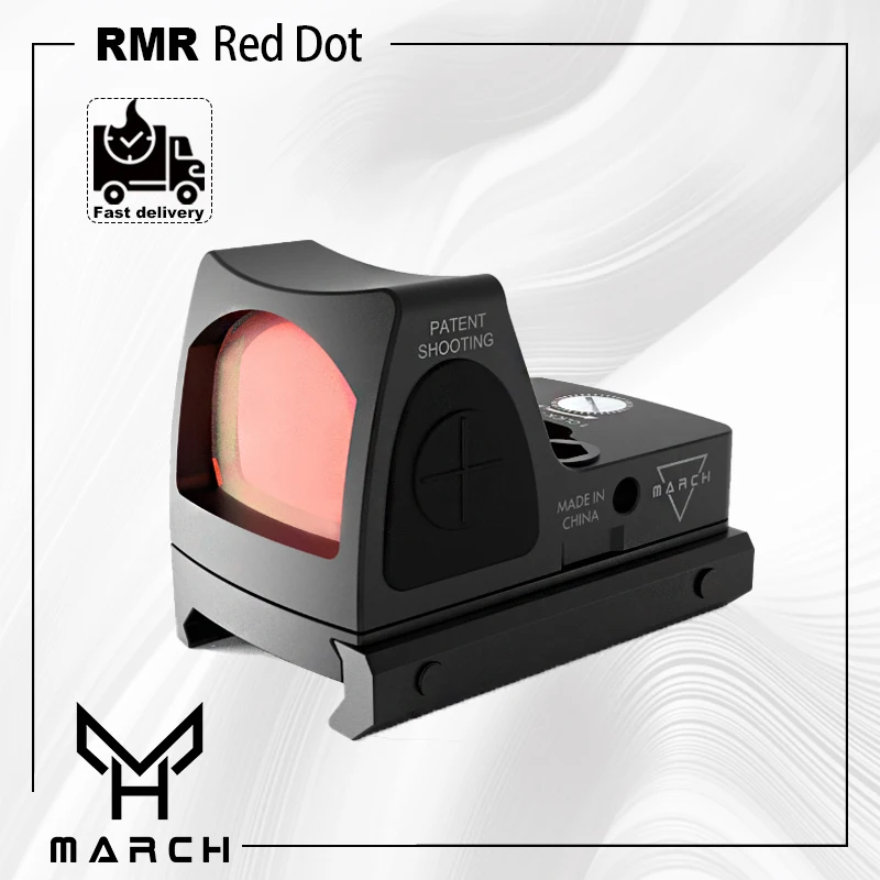MARCH-Tactical-Metal-RMR-Red-Dot-Sight-Adjustable-Collimator-Pistol ...