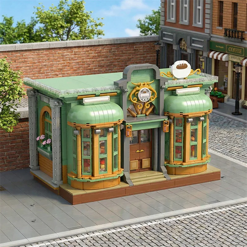 European Style Bakery with LED lighting House Modular Buildings Blocks ...