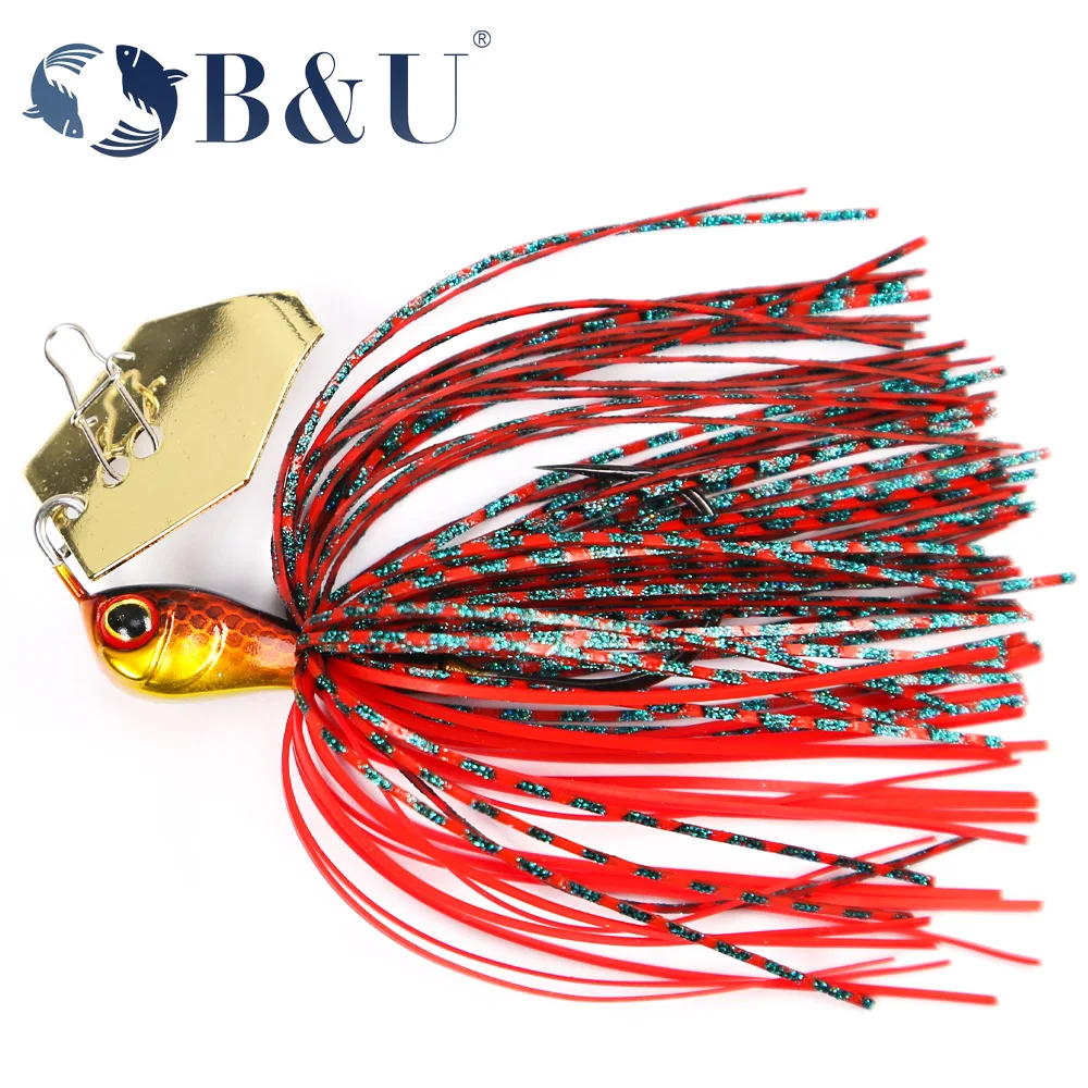 B-U-Fishing-Lure-Chatter-Bait-Spinner-Bait-Blade-Jig-Dancer-Buzzbait ...