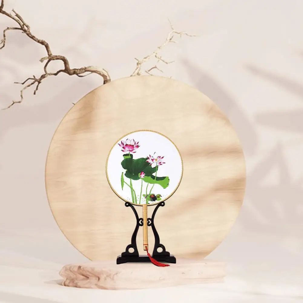 Elegant-Round-Fan-Chinese-Vintage-Hand-Fans-for-Church-Decoration-Party ...