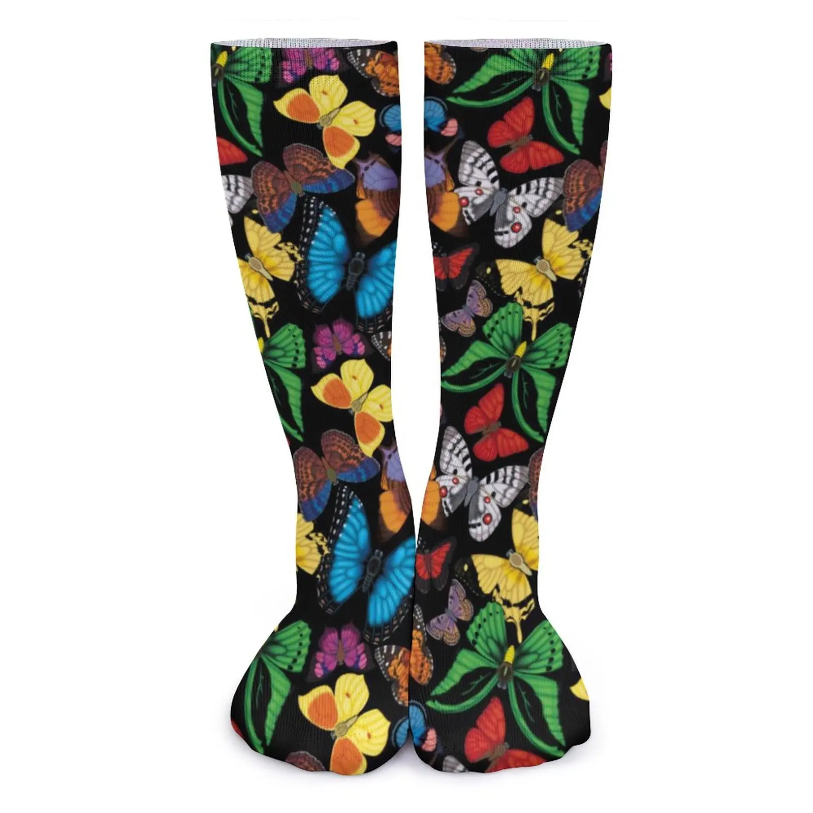 Colorful-Butterfly-Socks-Autumn-Cute-Animal-Print-Stockings-Fashion ...