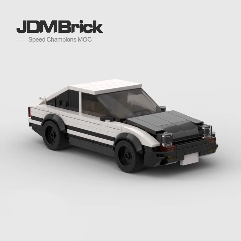 MOC-adult-assembly-small-particle-building-block-car-model-black-and ...
