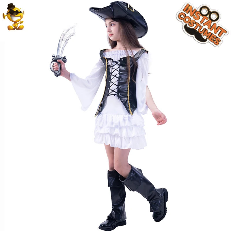 Girls Pirate Costume Deluxe