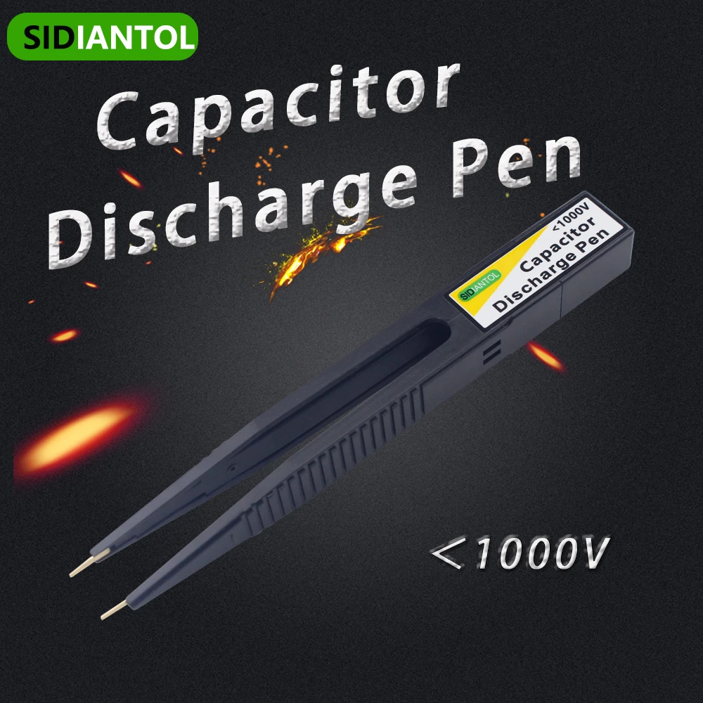 Capacitor Discharge Pen High Voltage Fast Discharging Tool Digital ...