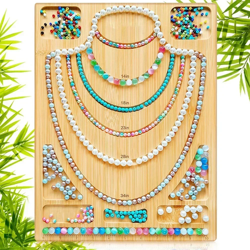 1 Pcs Wooden Beaded Design Plate DIY Handwoven Beading Tools Jewelry ...