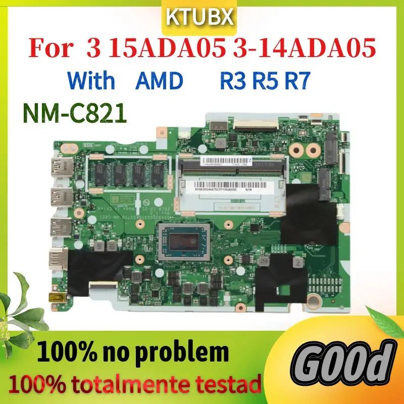For-Lenovo-IdeaPad-3-15ADA05-3-14ADA05-3-17ADA05-Laptop-Motherboard-NM ...